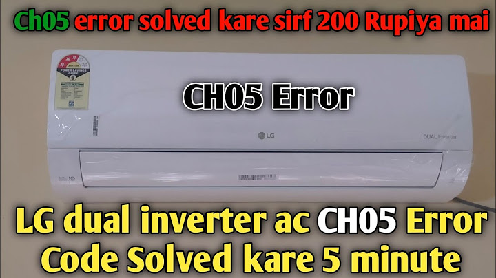 Lg Central Air Conditioner Ch44 Fault Code Reason And Solution Home