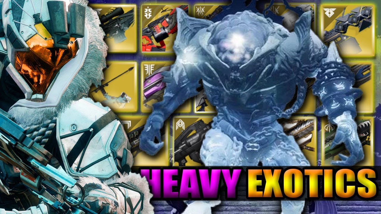 Every Exotic Heavy vs Locus Warlord's Ruin Ogre Boss (Destiny 2) - YouTube