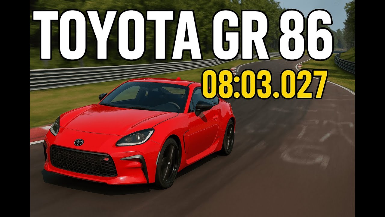 NURBURGRING TOURIST 08:03.027 TOYOTA GR 86 | BeamNG drive | steering ...