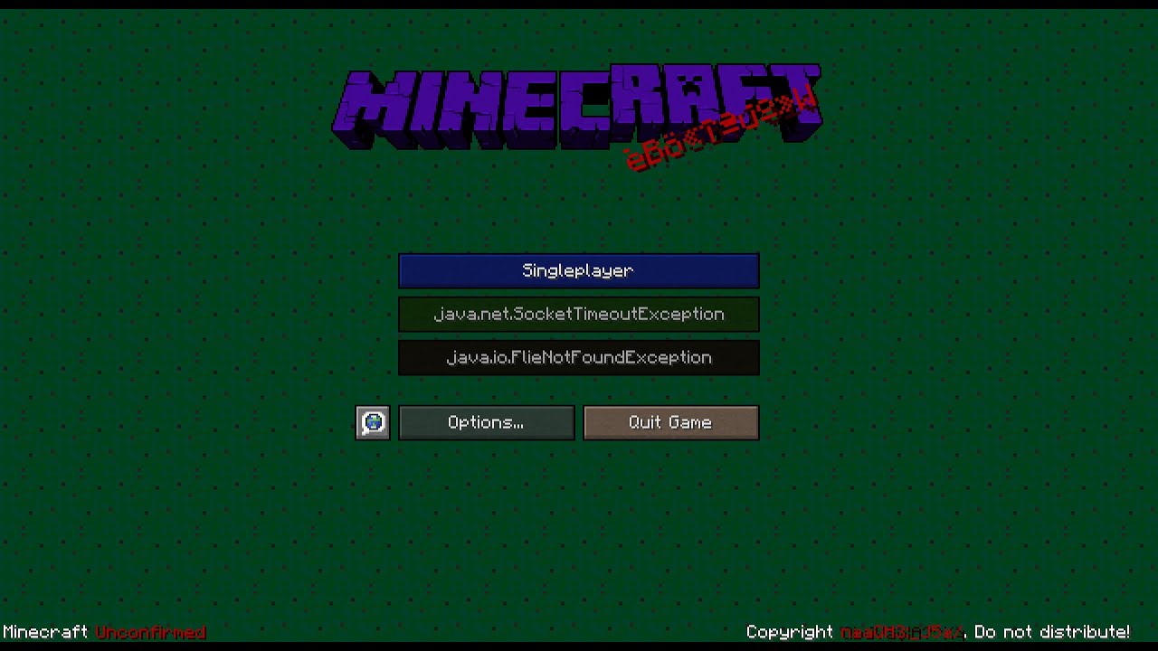 Minecraft Unconfirmed Creepy Gameplay - YouTube