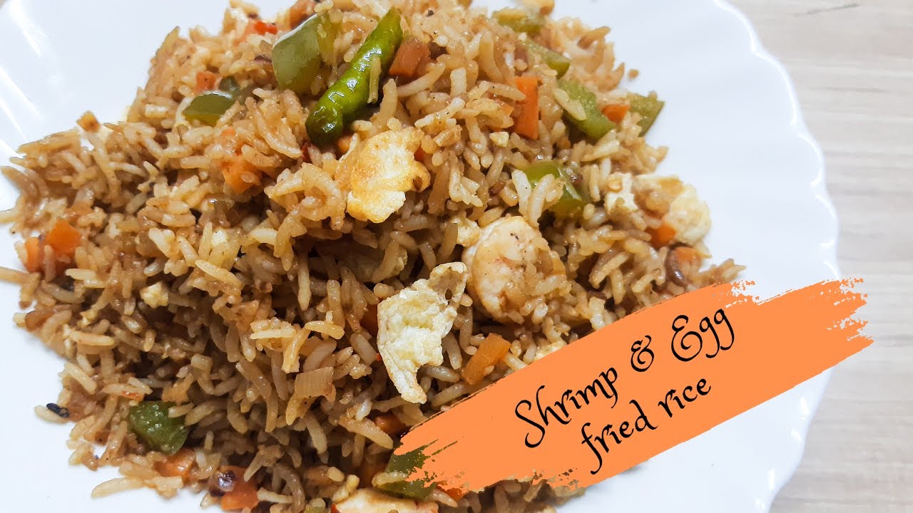 Shrimps and eggs fried rice | Restaurant style | Easy recipe | Samy's ...