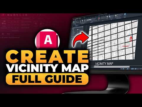 How To Create Vicinity Map in AutoCAD (𝟮𝟬𝟮𝟲) | 100% WORKS | NO Yapping, To The Point! | FAST & EASY