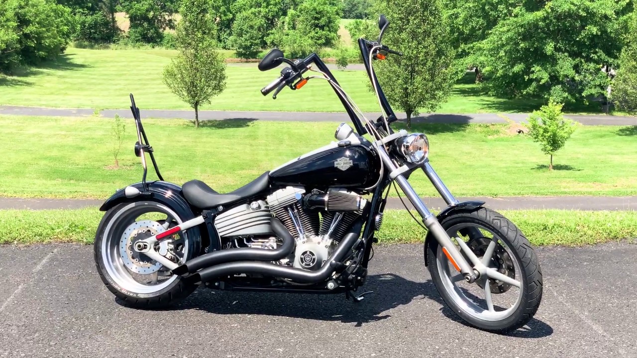 2009 Harley-Davidson Softail Rocker FXCW w/ Custom Extras! Only 17,618 ...
