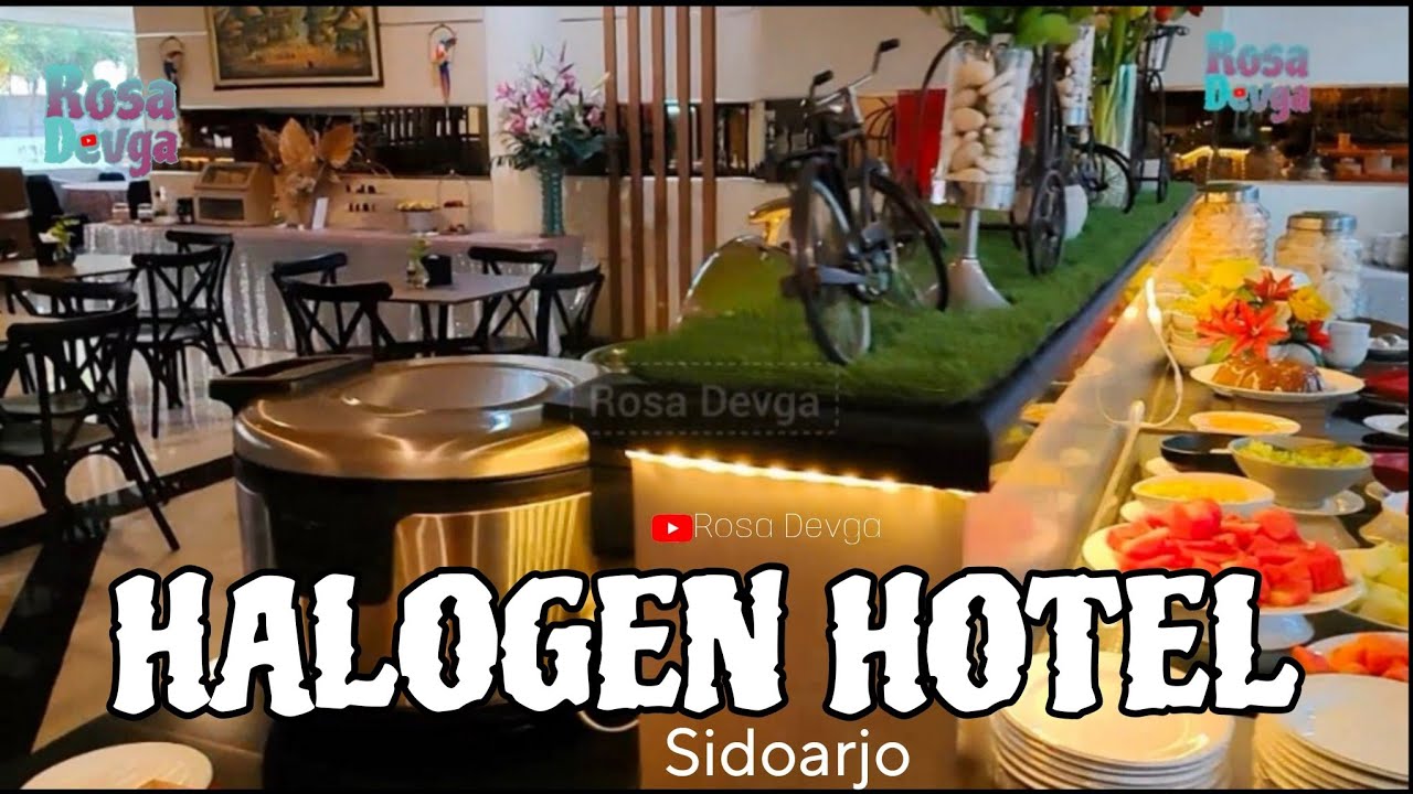 HALOGEN HOTEL SIDOARJO DEKAT BANDARA JUANDA | RESTO & VIP ROOM - YouTube