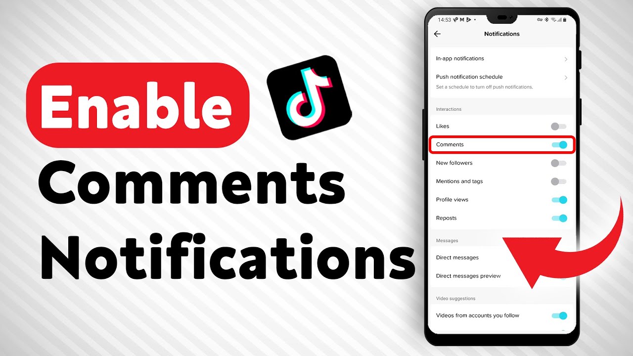 How To Enable Comments Notifications In Tiktok - Full Guide - YouTube