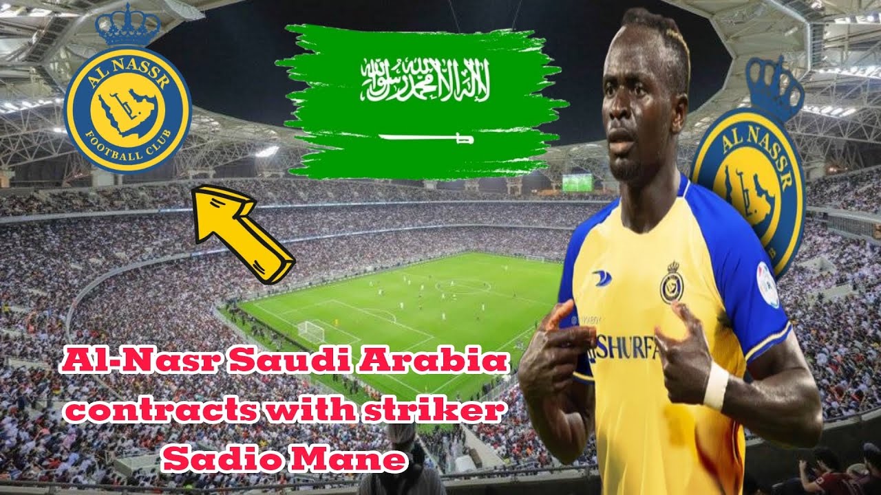 Al-Nasr Saudi Arabia contracts with striker Sadio Mane - YouTube