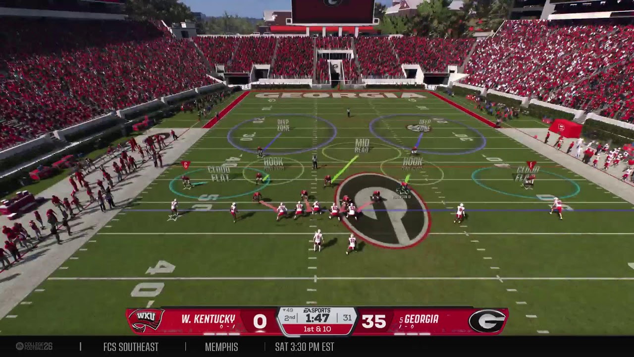 NCAA Georgia vs WKY - YouTube