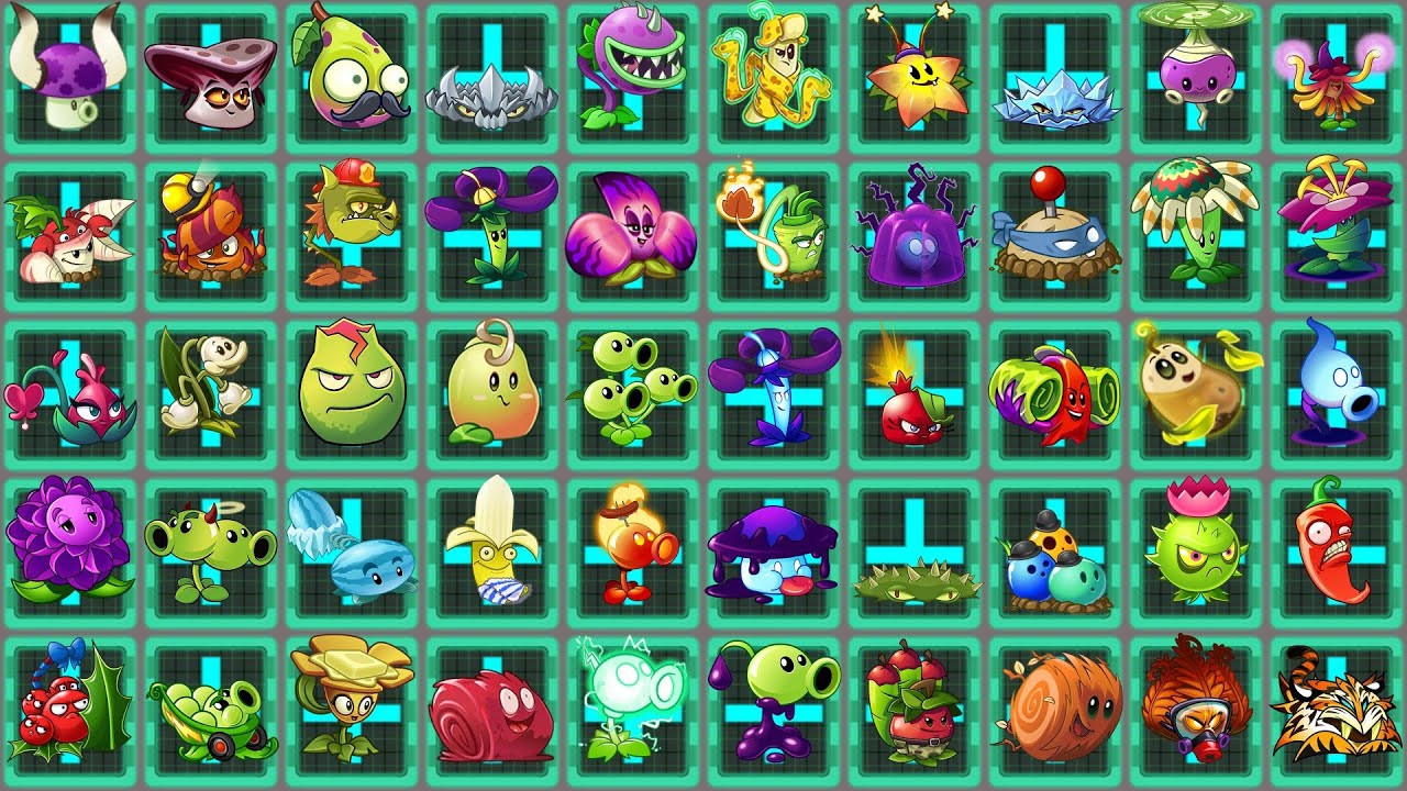PvZ 2 Challenge - 45 Plants Max Level Vs 40 Prospector Zombie Level 100 ...