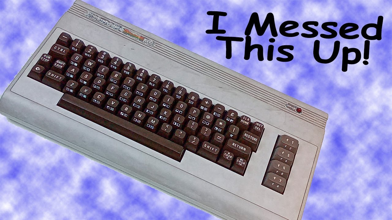 I messed up the retrobright on my Commodore 64 - YouTube