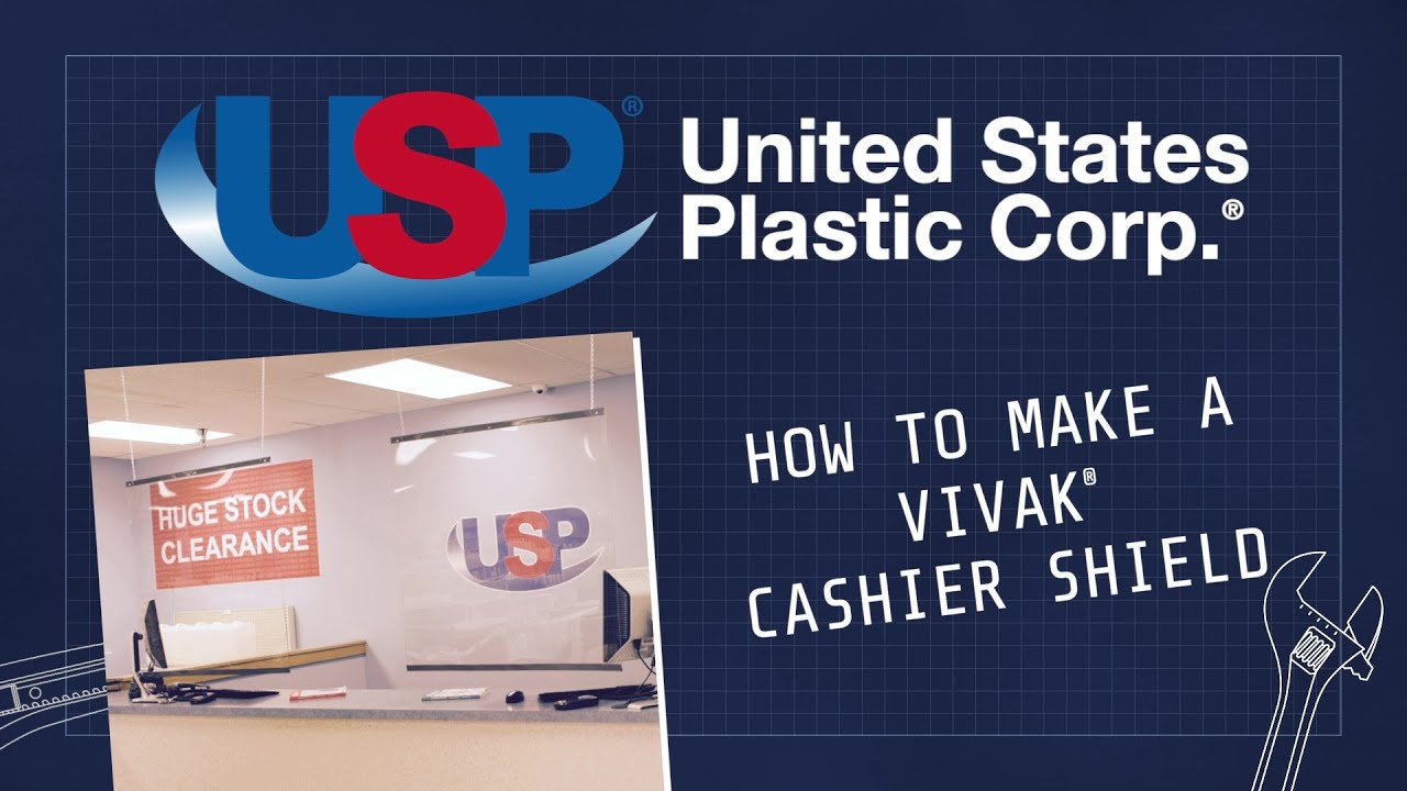 DIY Protective Cashier Shields | U.S. Plastic Corporation® - YouTube