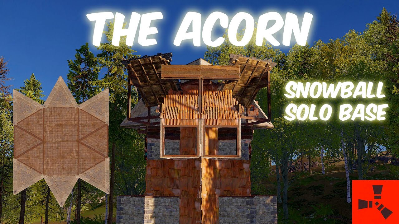 The Acorn | Solo Snowball Base | META Rust - YouTube