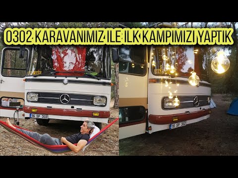 0302 Karavanımız ile İlk Kampımızı Yaptık!!!