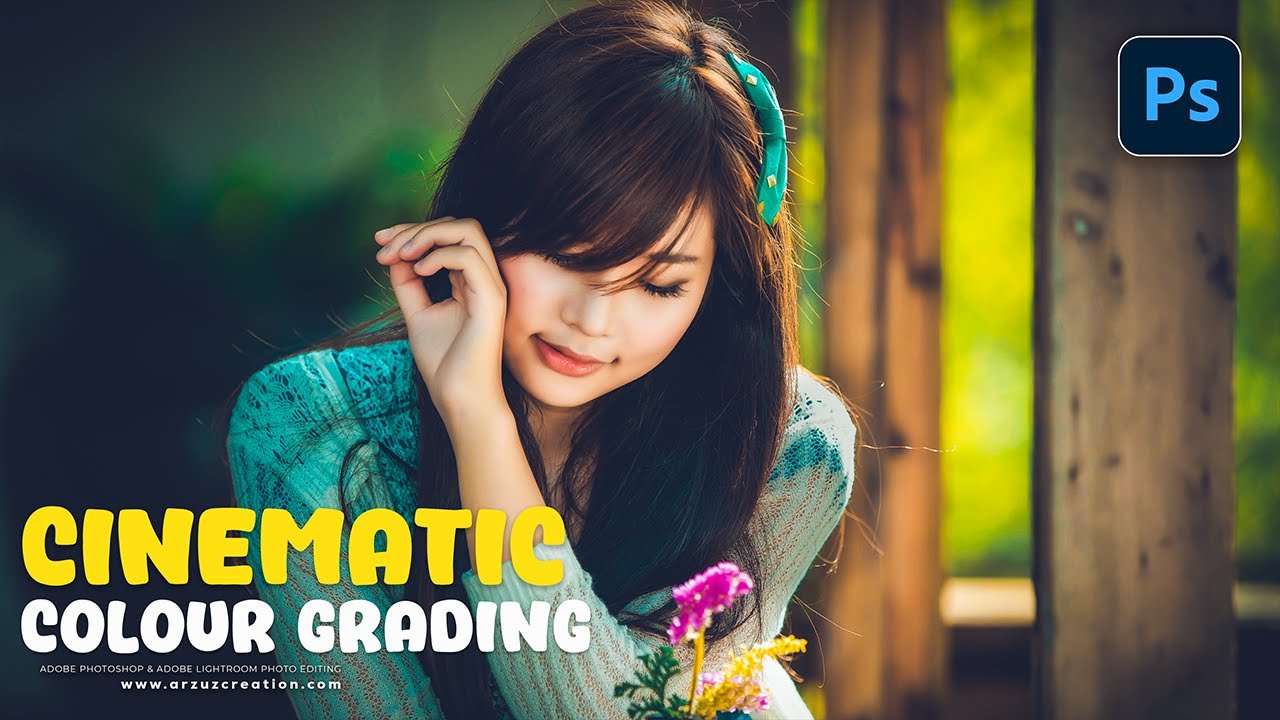 Photoshop Tutorial: Cinematic Colour Grading Tutorial । Adobe Photoshop ...