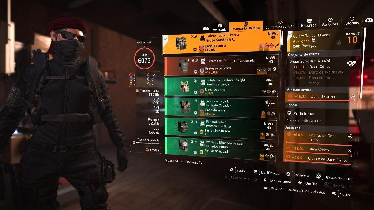 Para Iniciantes: COMO CRIAR BUILDS. The Division 2 - YouTube