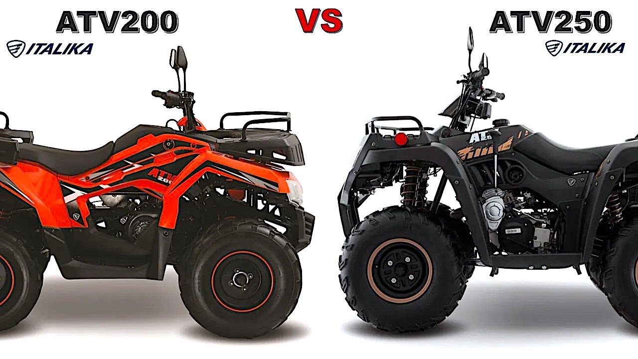 ATV200 vs ATV250 ¿Cuál COMPRAR? Diferencias - YouTube