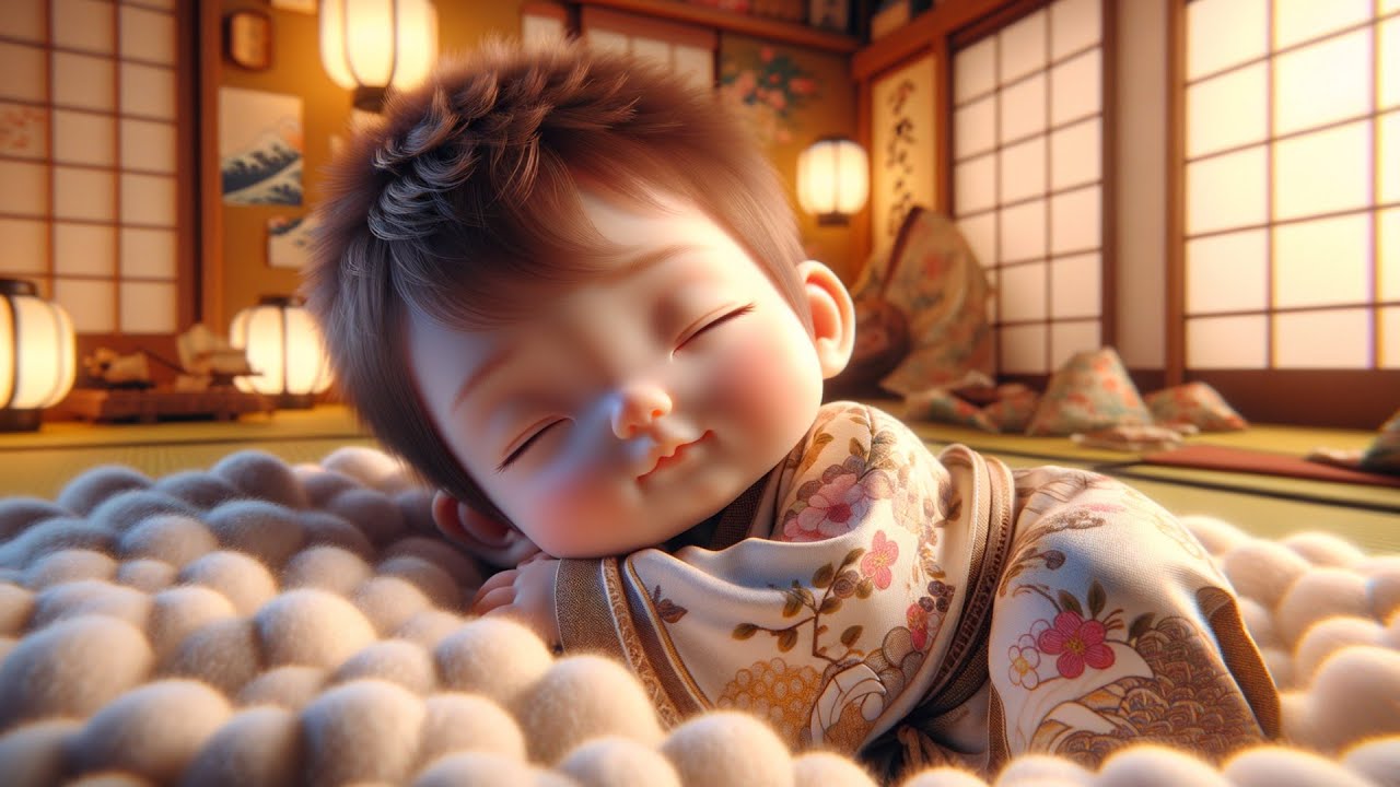 Japanese Lullaby | 2時間の和風子守唄 | Soft Koto & Piano for Baby Sleep & Deep ...