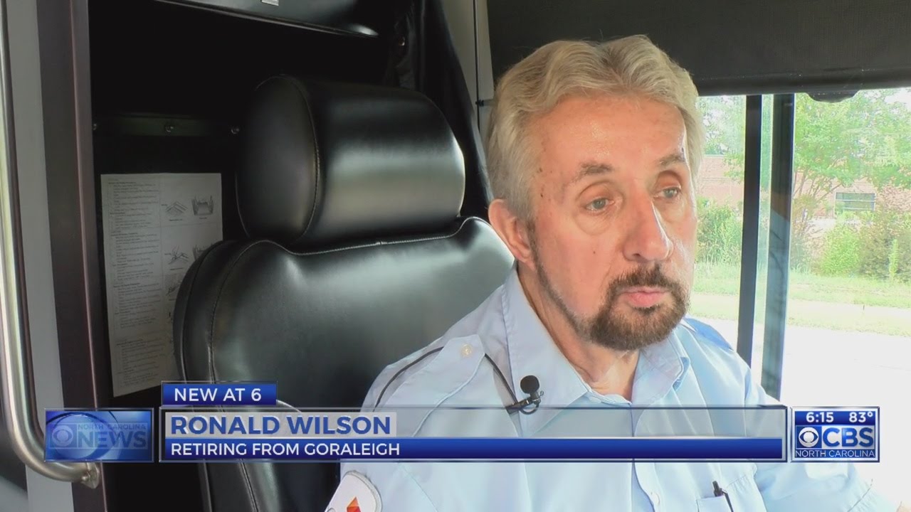 Popular Raleigh bus driver retires after 40 years behind wheel - YouTube