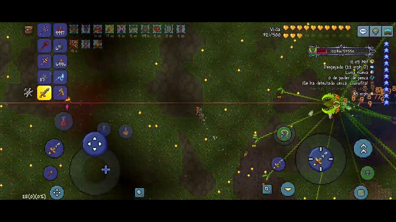 terraria fighting plantera with summoner class - YouTube