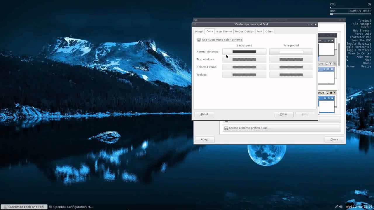 How to Theme OpenBox (ArchBang) - YouTube