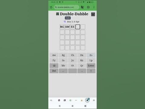 Brand New Wordle Variant! DOUBLE-DABBLE! - YouTube