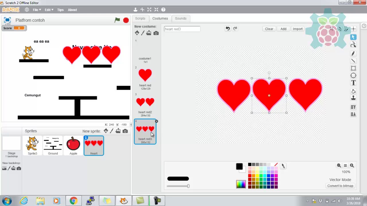 Membuat Life di Scratch 2 - YouTube
