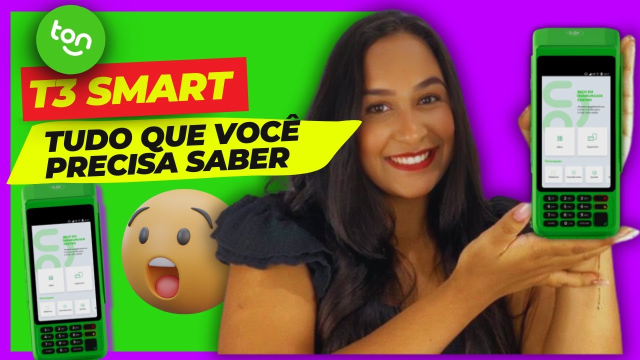 TON T3 SMART BROTHER - É BOA? T3 SMART É A MELHOR MAQUININHA DE CARTÃO ...