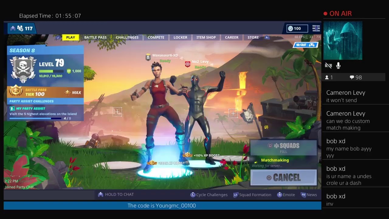 Fortnite battle royale custom matchmaking & solos - YouTube