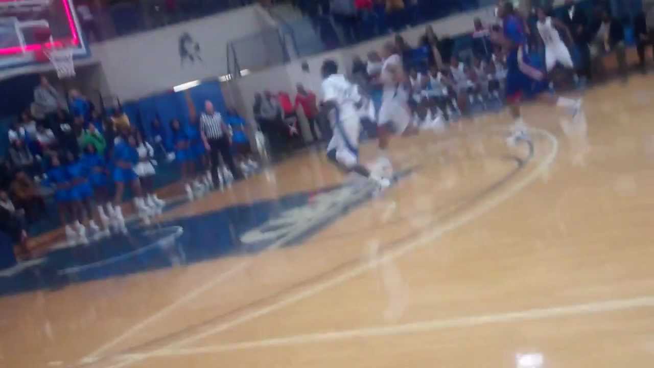 FSU MENS Basketball vs ECSU last second half court shot - YouTube