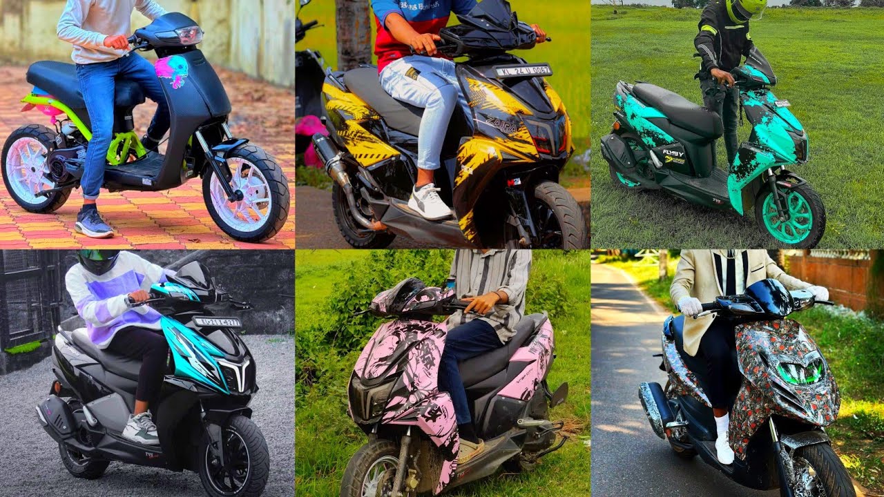 Top 10 best scooty modified (2024) [] Modification in india [] NB Bikes ...