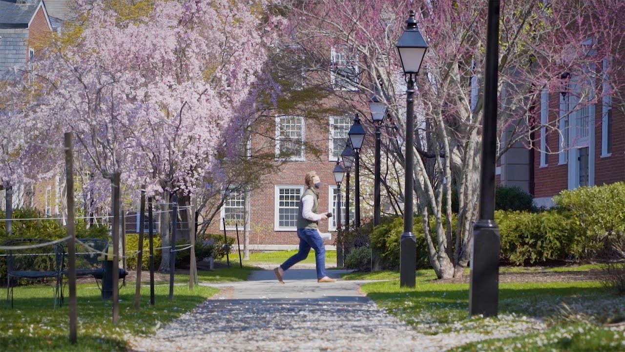 Spring blooms on campus - YouTube