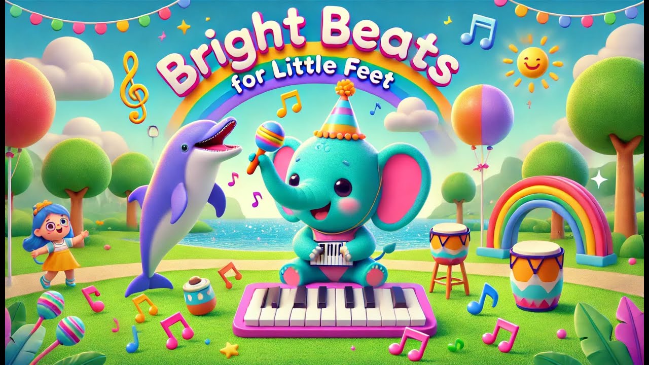 Bright Beats for Little Feet | Nursery Rhymes - YouTube