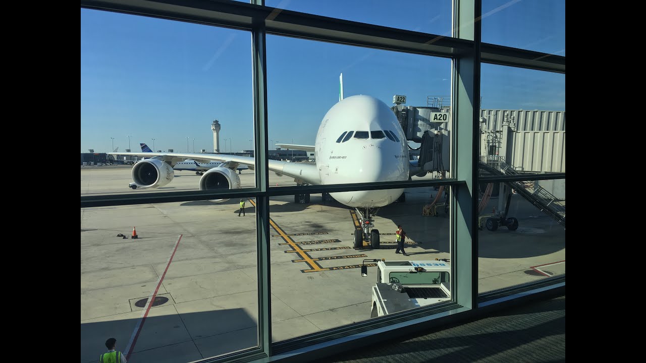Emirates EK232 | A380 | Washington Dulles (IAD) to Dubai International ...