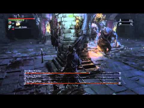 Bloodborne Merciless Watchers and Watcher Chieftain 5th Version - YouTube