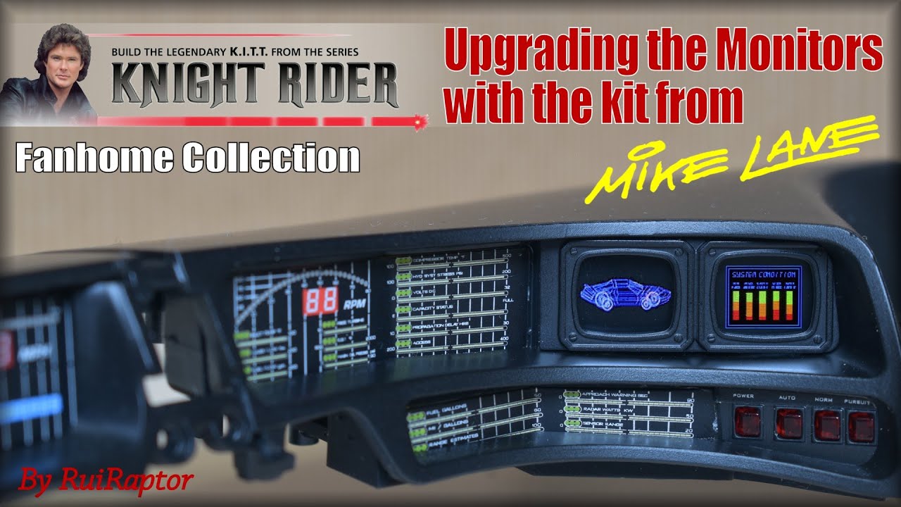 Dashboard Monitors Upgrade - Knight Rider FanHome Collection - YouTube