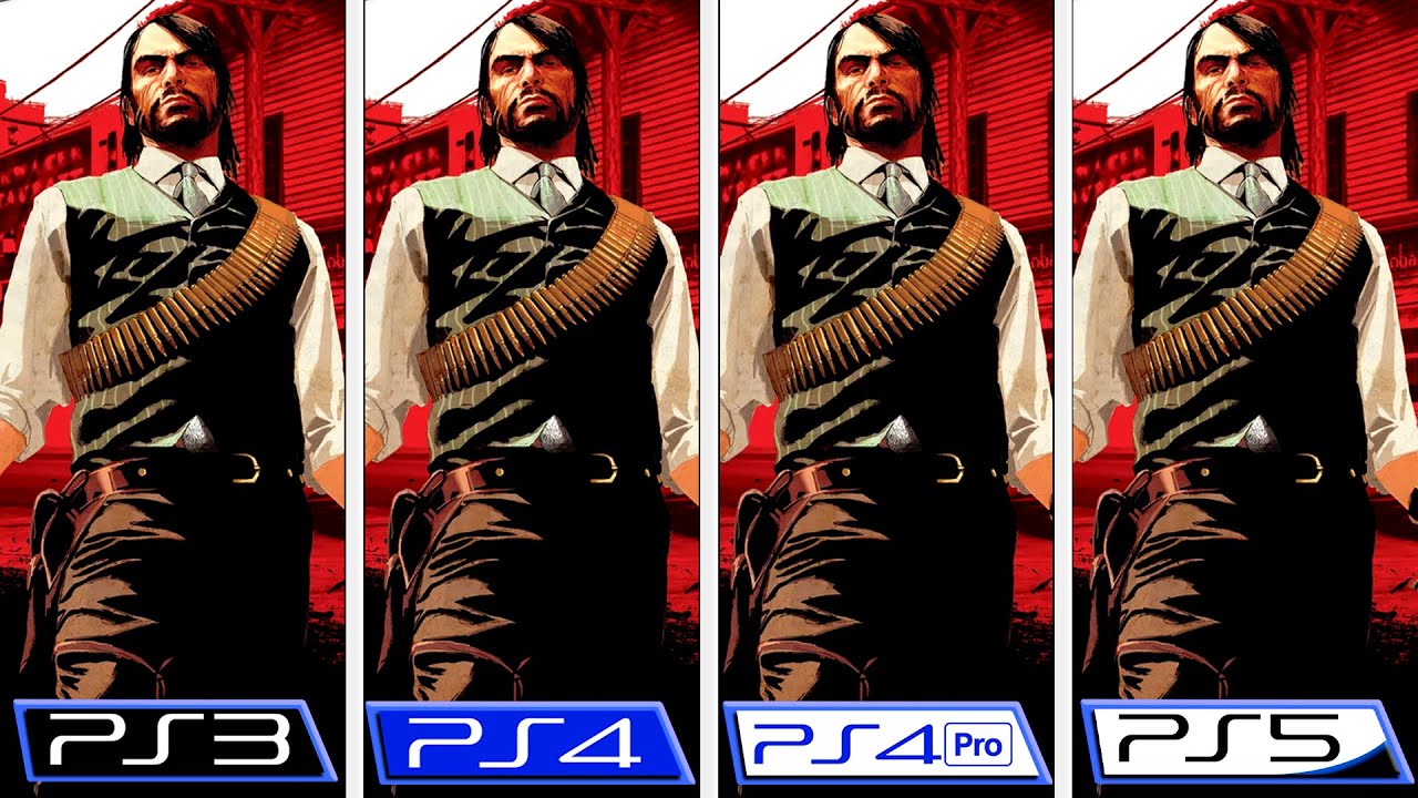 Red Dead Redemption | PS3 - PS4 - PS4 Pro - PS5 | Graphics Comparison ...