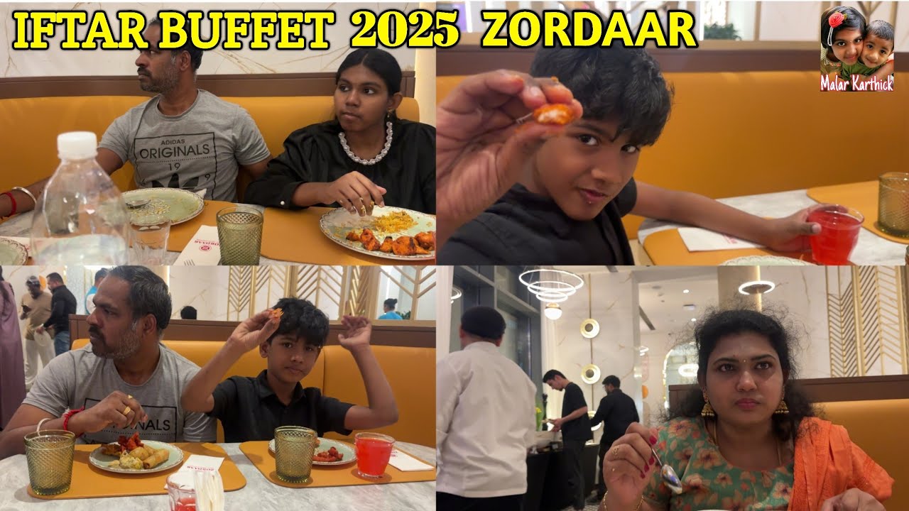 ZORDAAR RAMADAN Iftar Buffet Restaurant Menu 2025🍛Zordaar Restaurant # ...