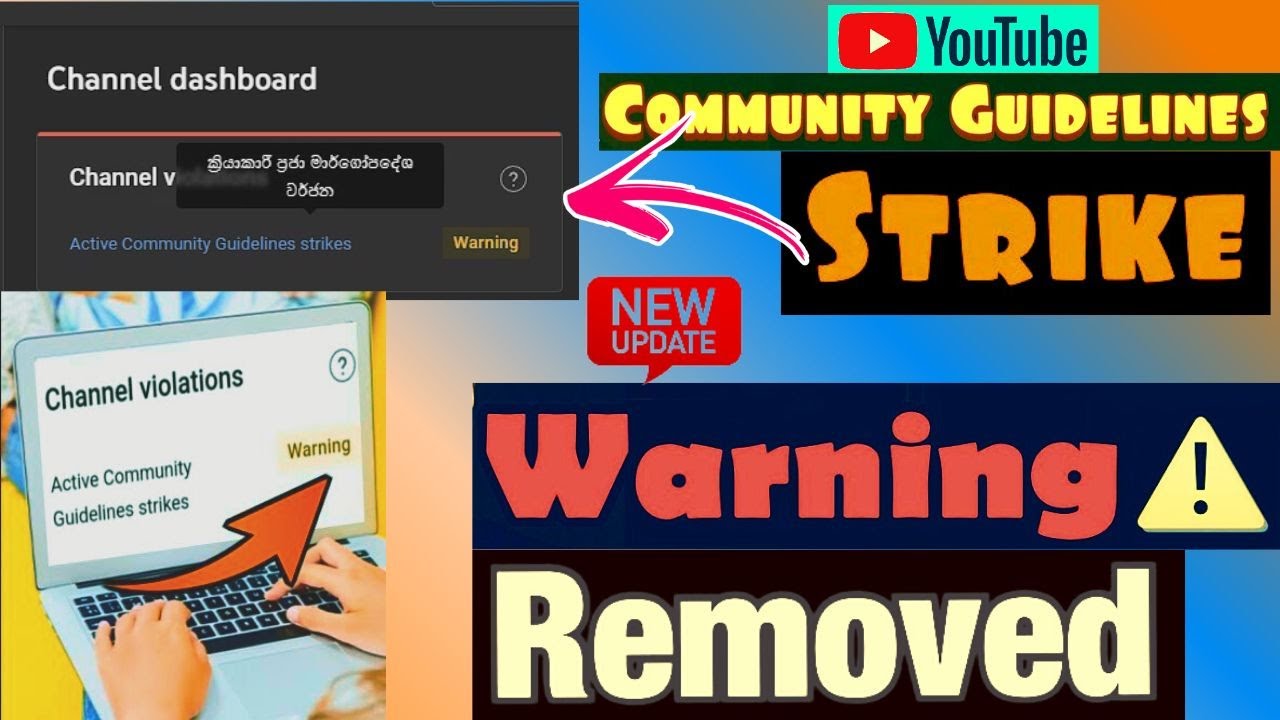 Community Guide Strike Removal Tutorial |YouTube Strike Warning ...