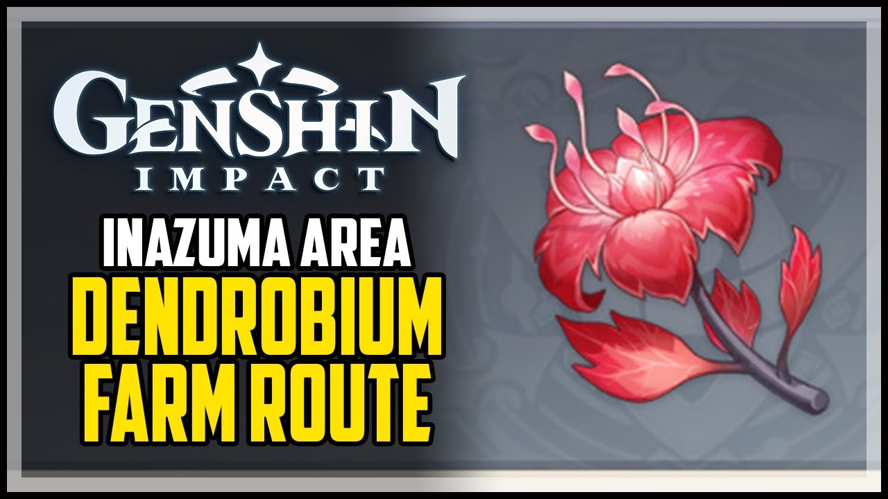 Dendrobium Locations Genshin Impact - YouTube