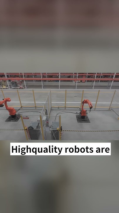 Inside Our Smart Robot Factory.#smartfactory #evsrobot #industrialrobot #collaborativerobot ...