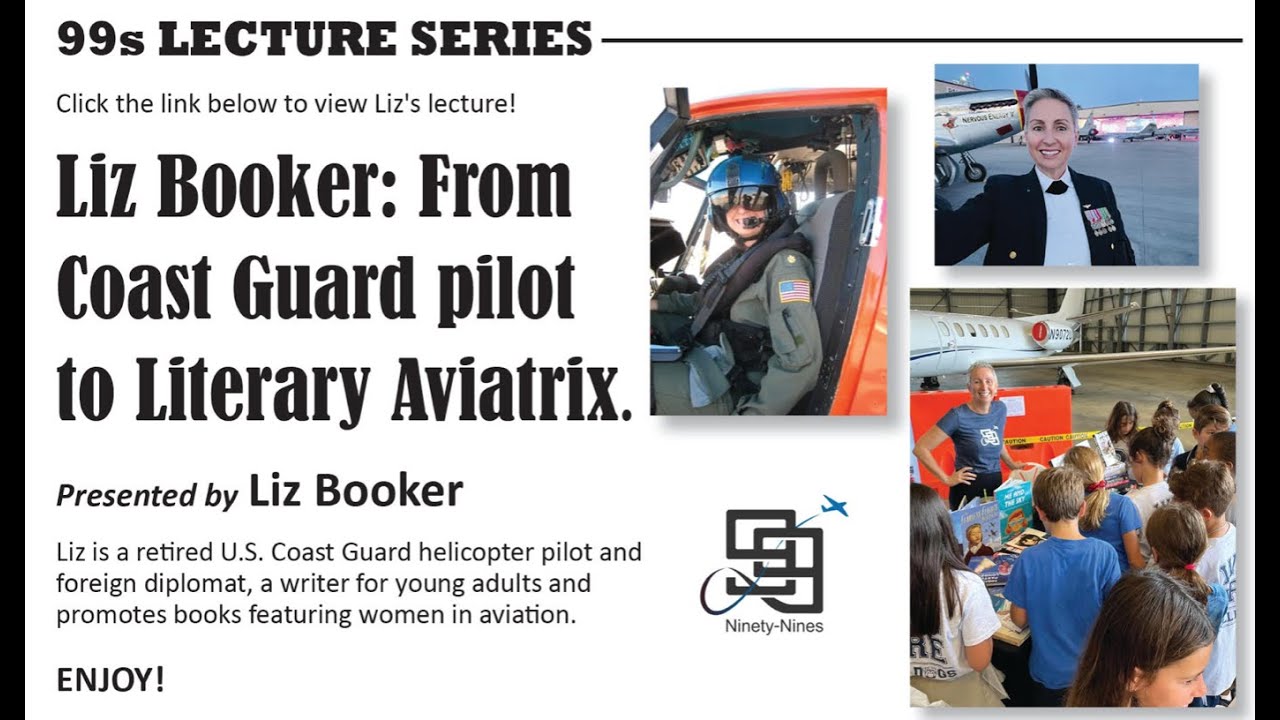 Liz Booker: From Coast Guard to Literary Aviatrix - YouTube