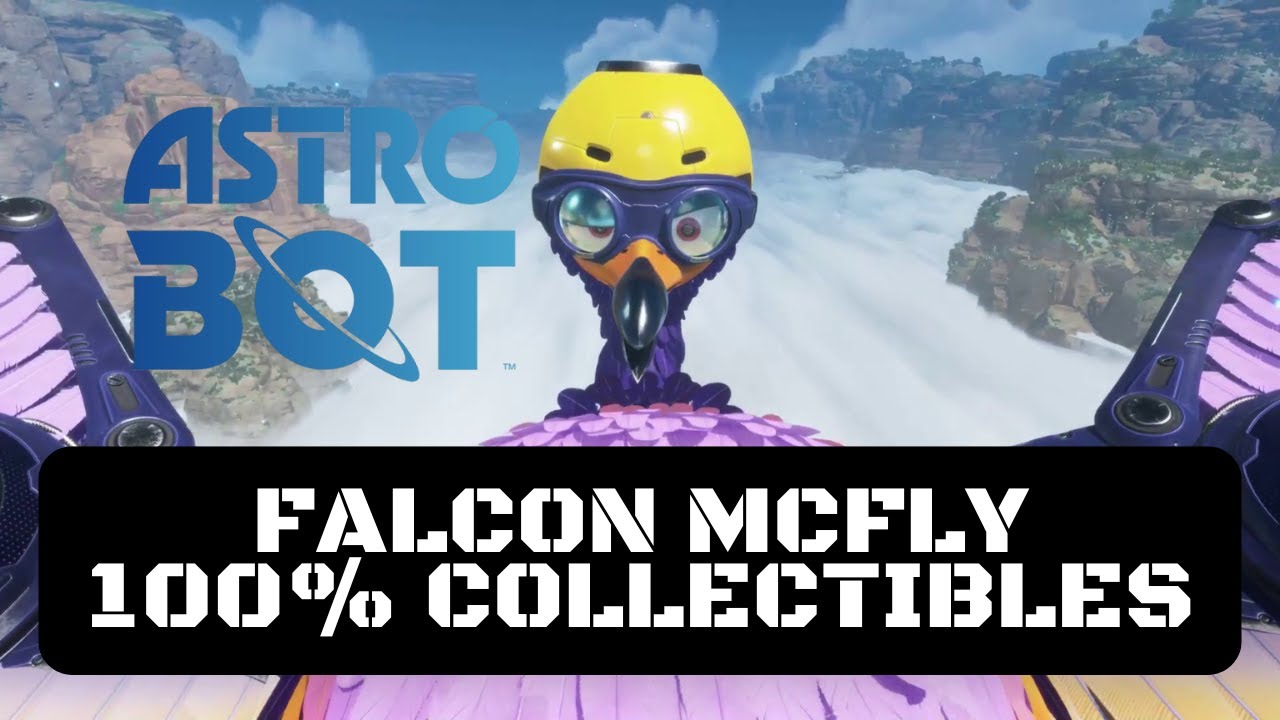 Astro Bot Falcon Mcfly (Boss Fight) 100% Collectibles Guide | (Feather ...