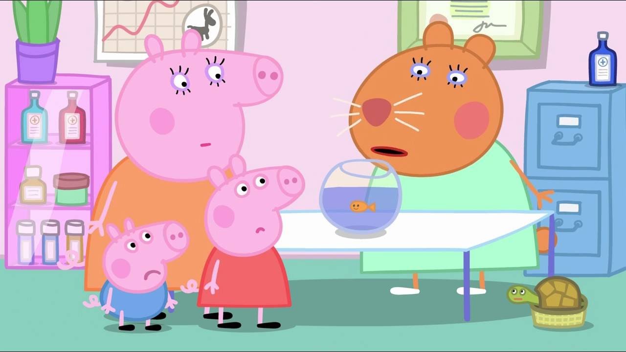 Peppa Pig - Goldie the Fish | Peppa's first pet | Bedtime Story ...