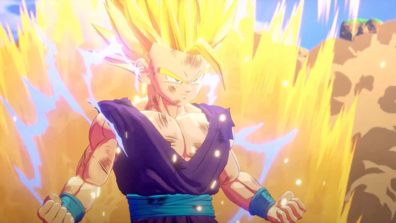 Gohan's Iconic Ssj2 Transformation, He Easily Beats The Cell Juniors ...