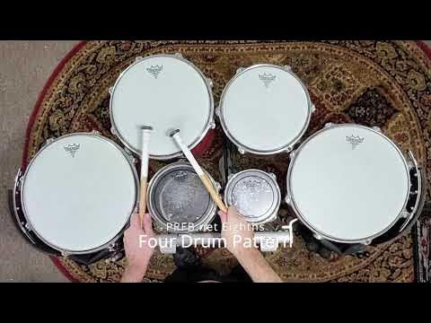 PRFB.net Free Drumline Warmups - Tenor Drum Eighths Motion Patterns ...