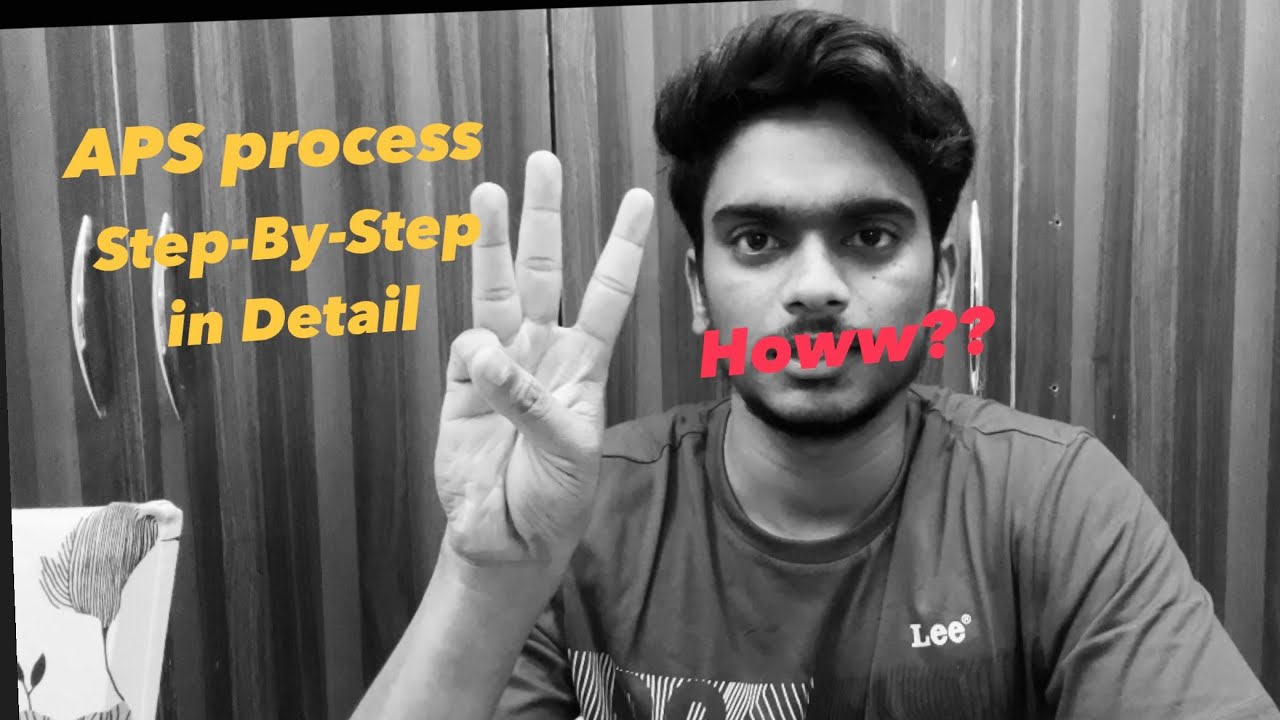 APS Mandatory for Germany🇩🇪!!APS Step-By-Step Detailed Process in ...