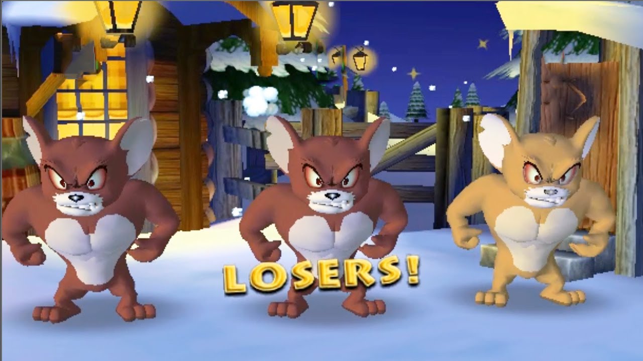 Tom and Jerry Cartoon Game Funny Game 3 Big Jerry Vs Tom - YouTube