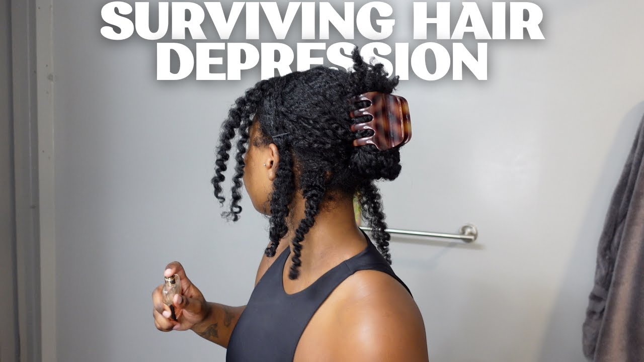 curly tips for hair depression - YouTube