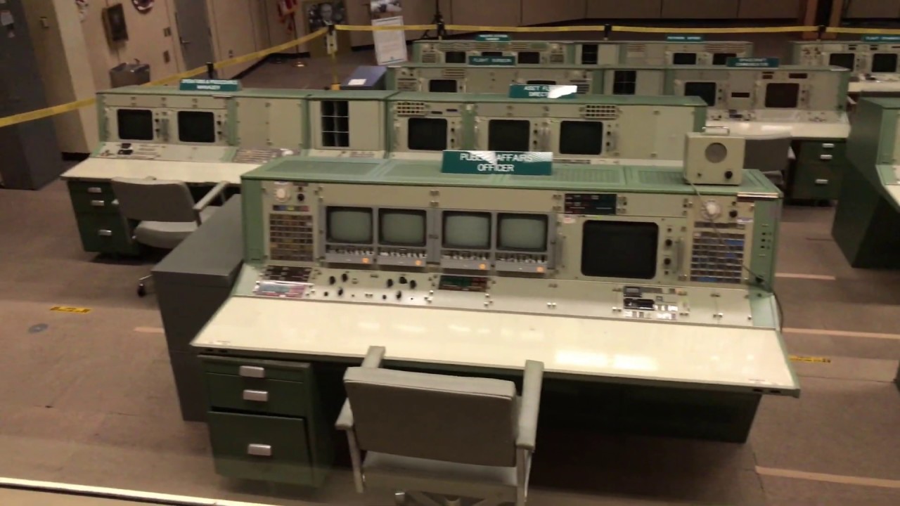 NASA Apollo Mission control tour given by Astronaut Douglas Wheelock ...