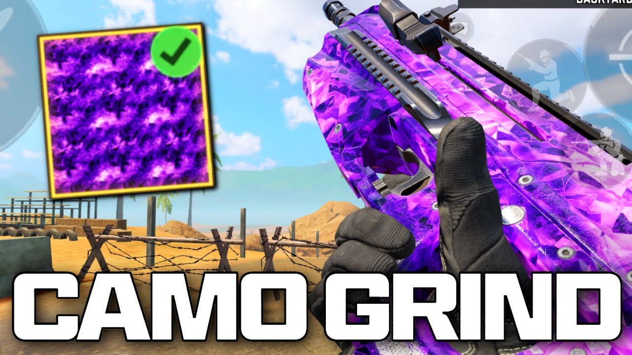 One last time! AETHER CRYSTAL Camo Grind in CODM - YouTube