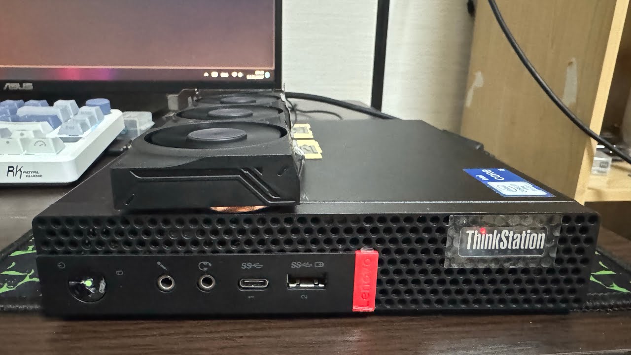 LENOVO P330 Tiny RTX4060 LP - YouTube